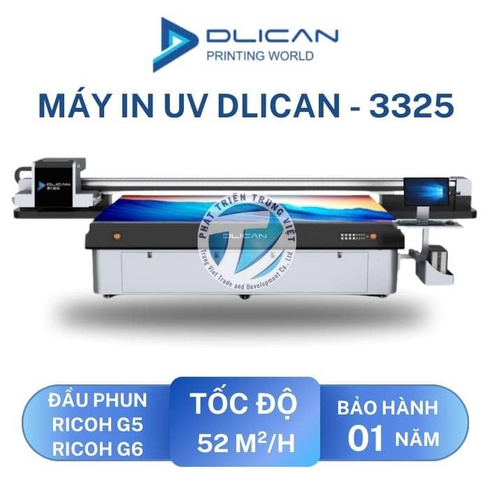 Máy In DLI-3325 UV Flatbed