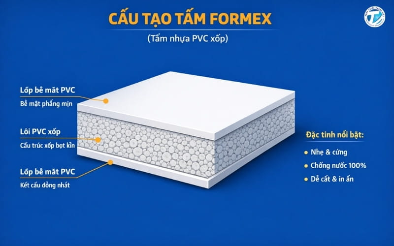 Bảng giá tấm nhựa formex PVC 2mm, 3mm, 5mm, 8mm, 10mm