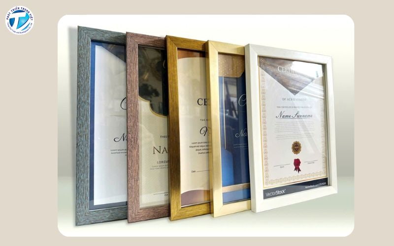 Top 10 Mẫu Khung Giấy Chứng Nhận Đẹp Và Sang Trọng Cho Mọi Lĩnh Vực